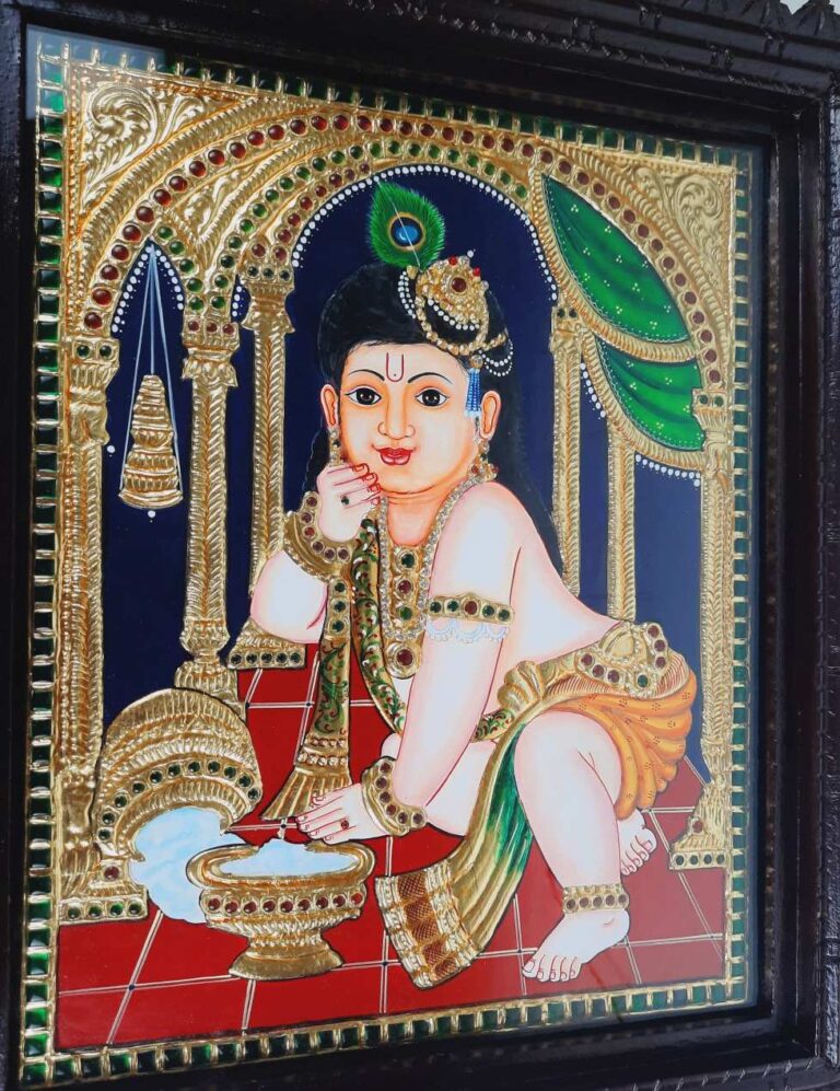 Ram Darbar Tanjore Painting | Buy Original Painting | JLine Art