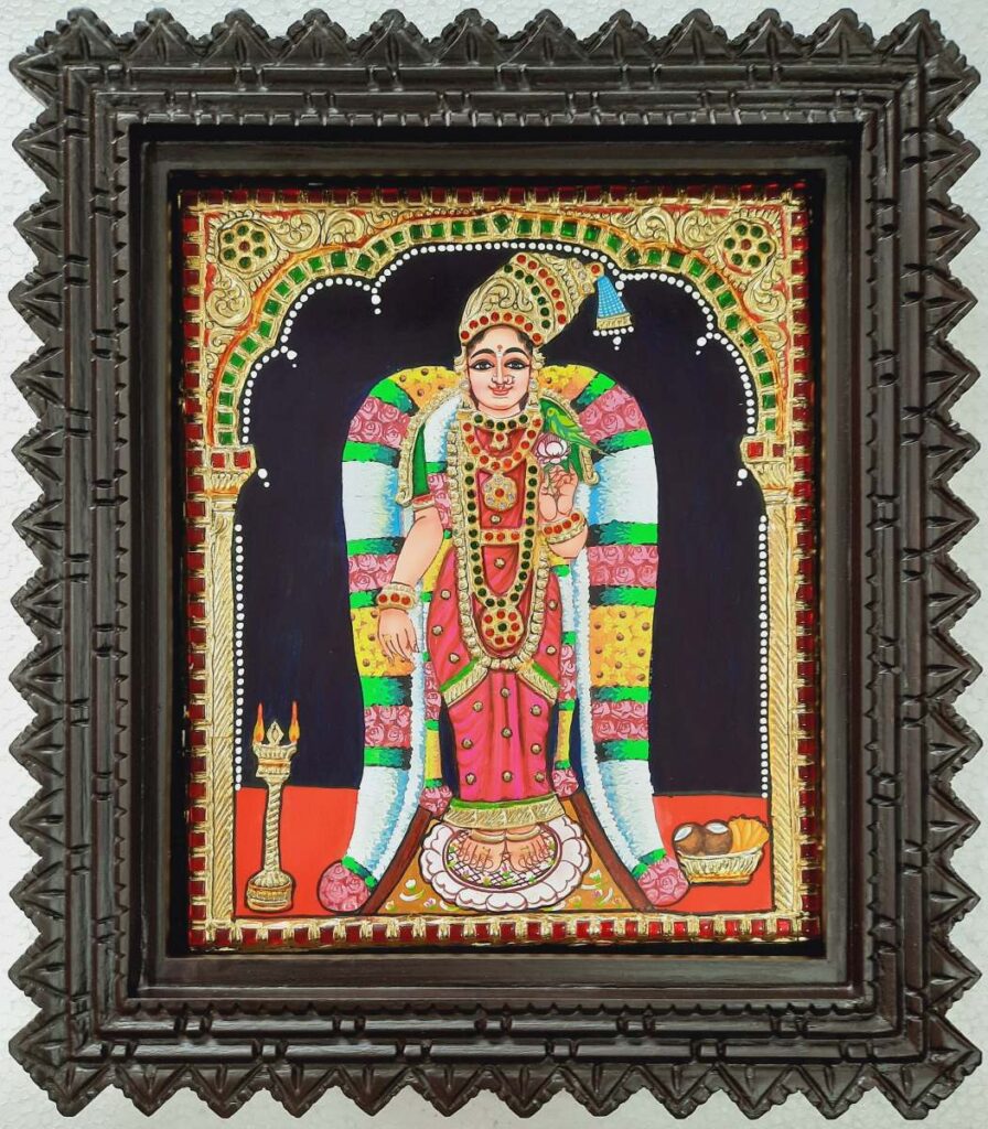 Shop Andal Tanjore Painting Online | Ready to Ship | JLine Arts