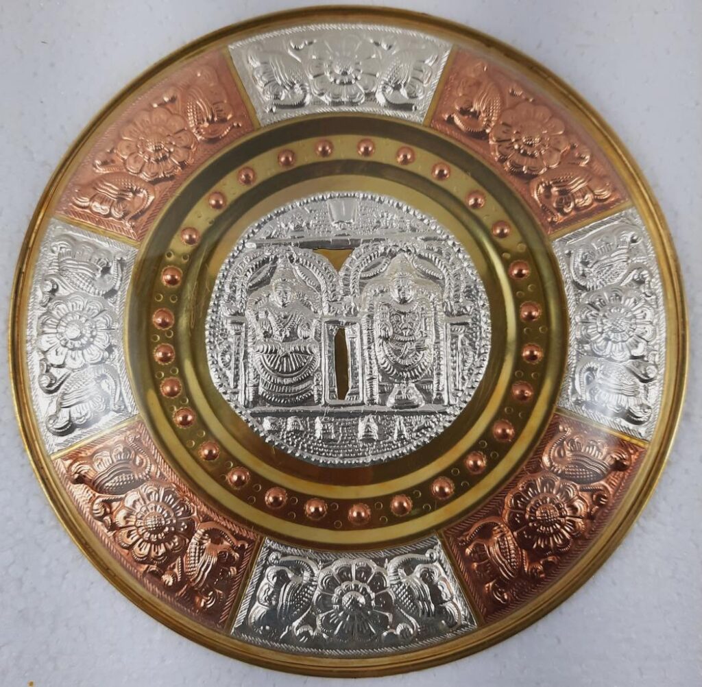 Balaji Thayar Thanjavur Art Plate | Buy Authentic Tanjore Plate | JLine ...