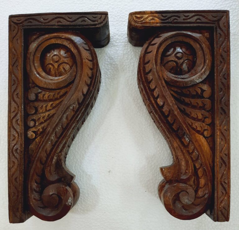 Handcrafted Elephant Wall Corbel | JLine Arts