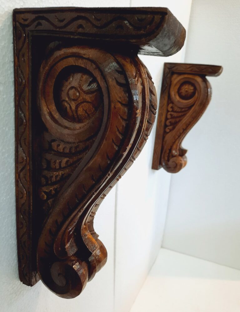 Handcrafted Elephant Wall Corbel | JLine Arts