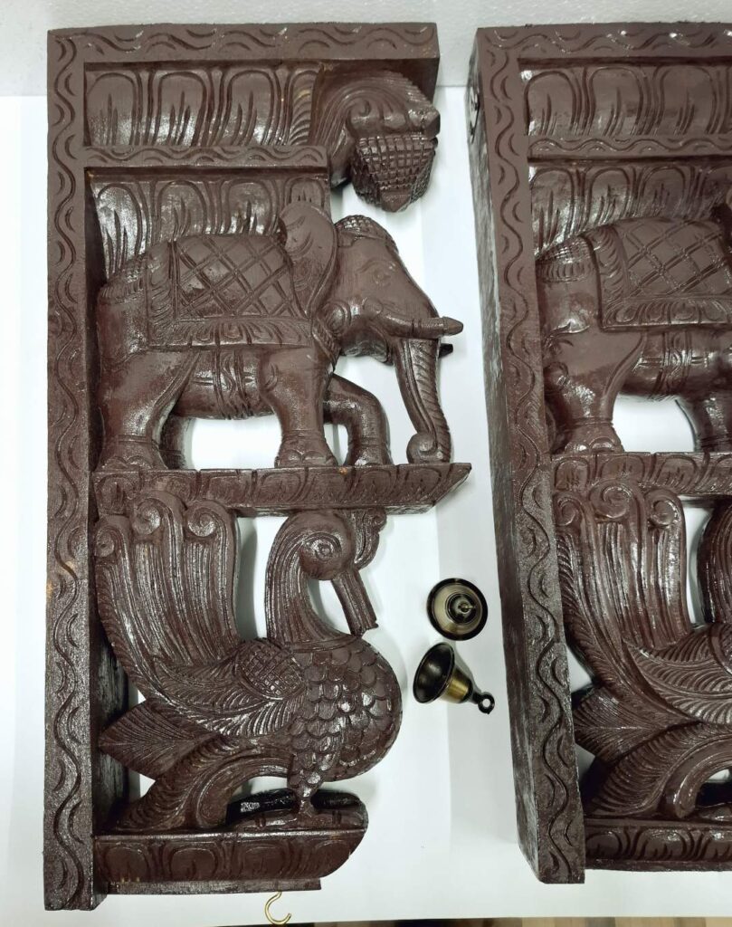 Horse Wall Bracket Pair | Buy Wooden Sculpture | JLine Arts