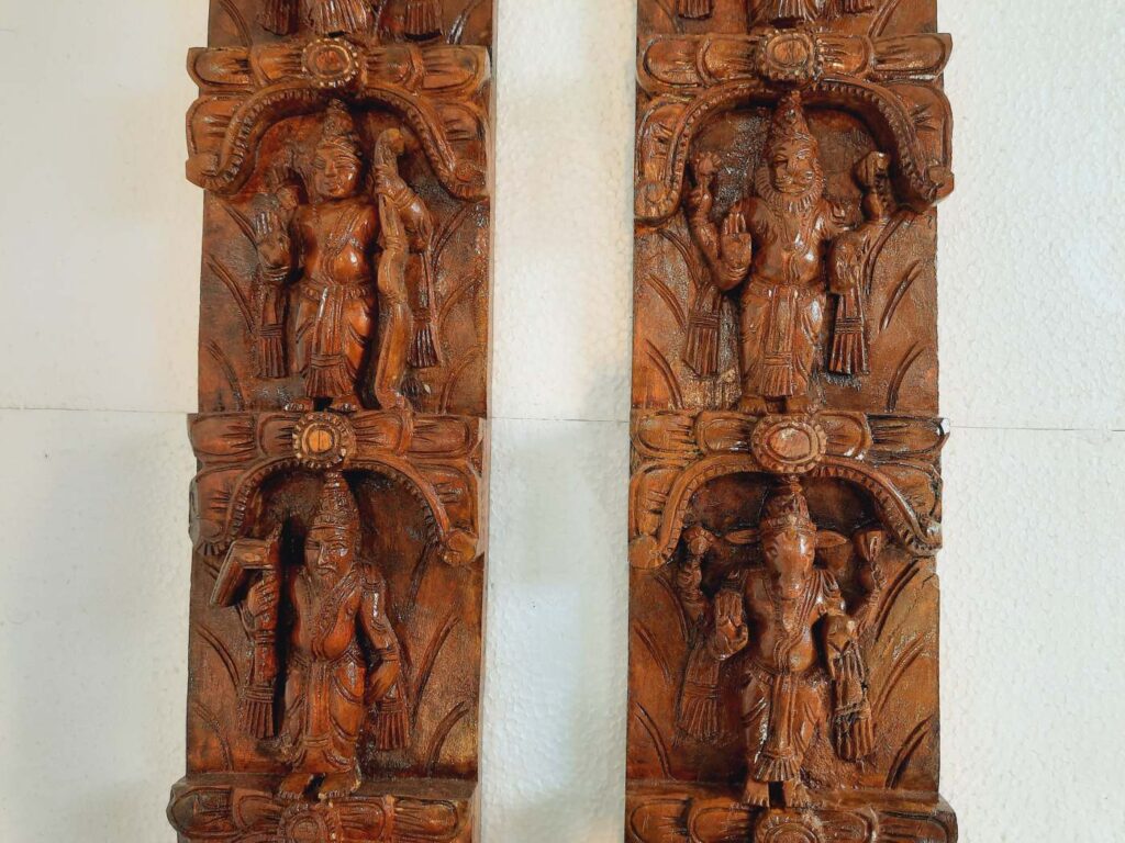 Dashavatar Wall Panel | Buy Wooden Sculpture | JLine Arts