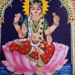 Buy Tripura sundari Tanjore Painting Online | 12x10 Inches | 100% Original