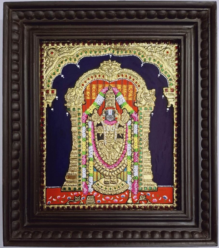 Balaji Tanjore Painting | Buy Original Tanjore Painting | JLine Arts