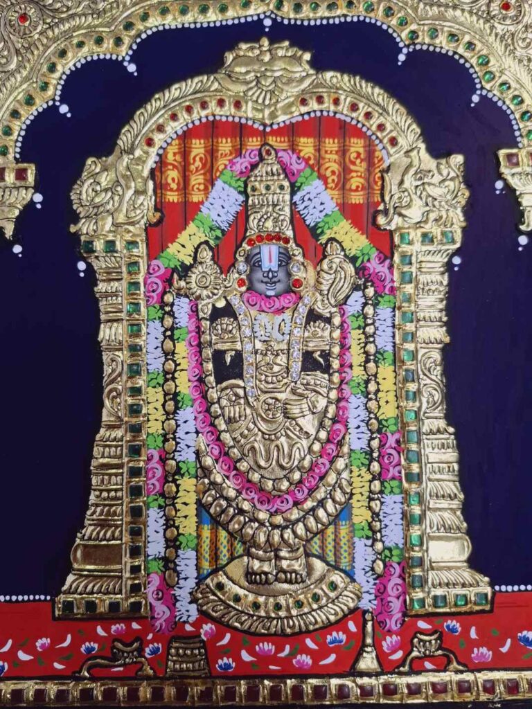 Balaji Tanjore Painting | Buy Original Tanjore Painting | JLine Arts