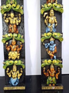 Dashavatar Wall Panel | Buy Wooden Sculpture | JLine Arts