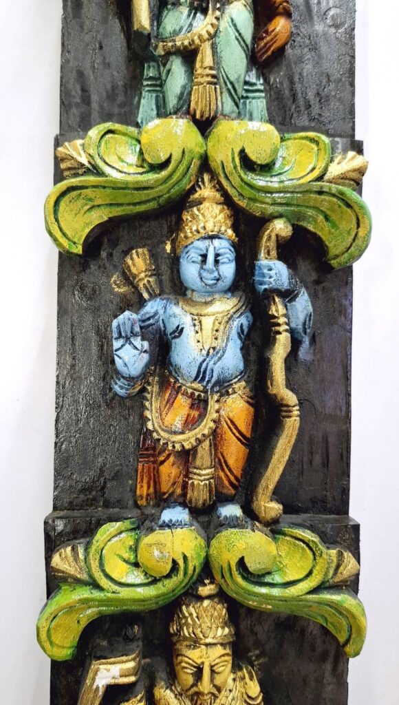 Dashavatar Wall Panel | Buy Wooden Sculpture | JLine Arts